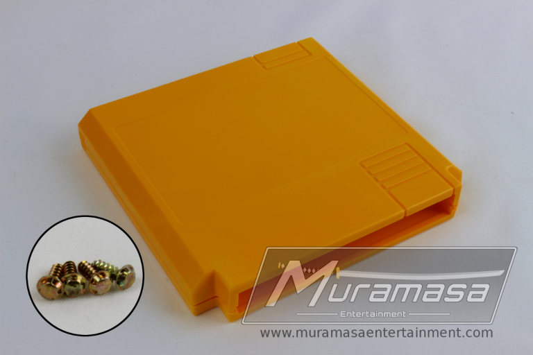 Famicom Cartridge Shell – Disk Yellow – Muramasa Entertainment