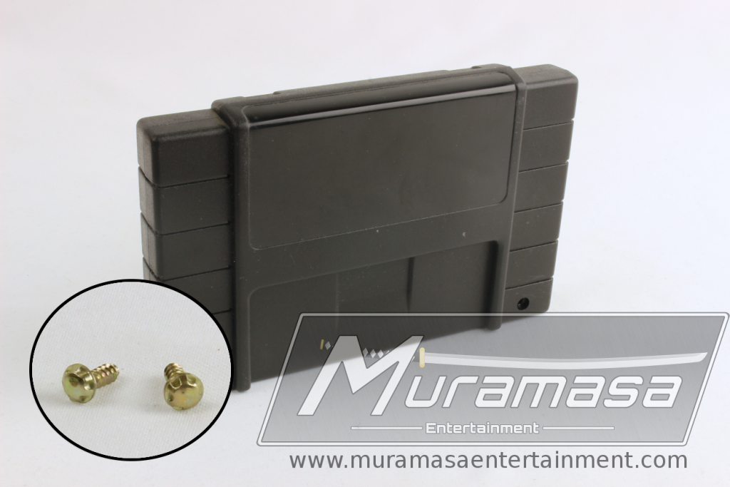 Super Nintendo Cartridge Shell – Black – Muramasa Entertainment