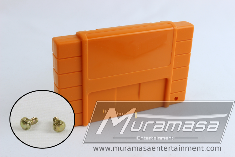 Super Nintendo Cartridge Shell – Orange – Muramasa Entertainment