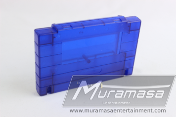 Super Nintendo Cartridge Shell – Crystal Dark Blue – Muramasa Entertainment