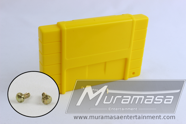 Super Nintendo Cartridge Shell – Yellow – Muramasa Entertainment