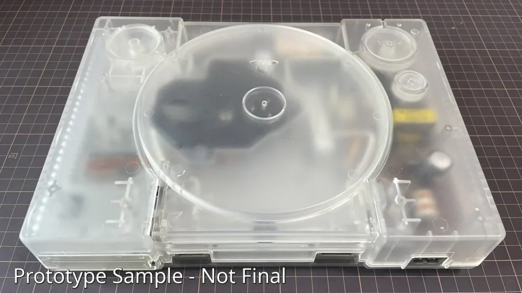 Playstation Replacement Shell – Translucent White – Muramasa Entertainment