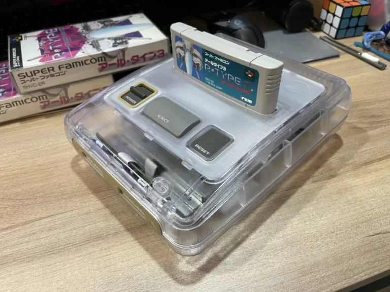 Super Famicom Replacement Case – Crystal Clear – Muramasa Entertainment