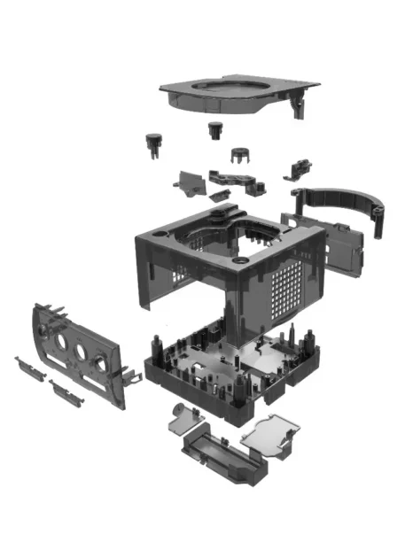 Gamecube Replacement Shell – Opaque Char Red – Muramasa Entertainment