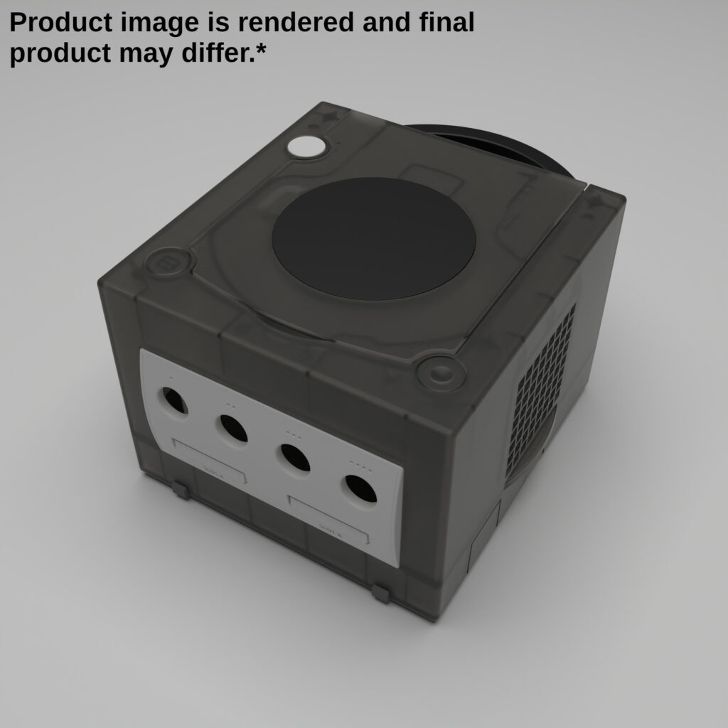 Gamecube Replacement Shell – Translucent Black – Muramasa Entertainment