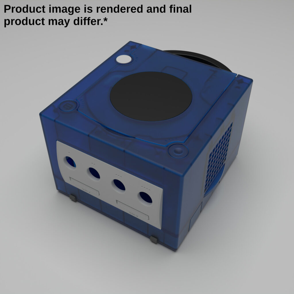 Gamecube Replacement Shell – Translucent Blue – Muramasa Entertainment