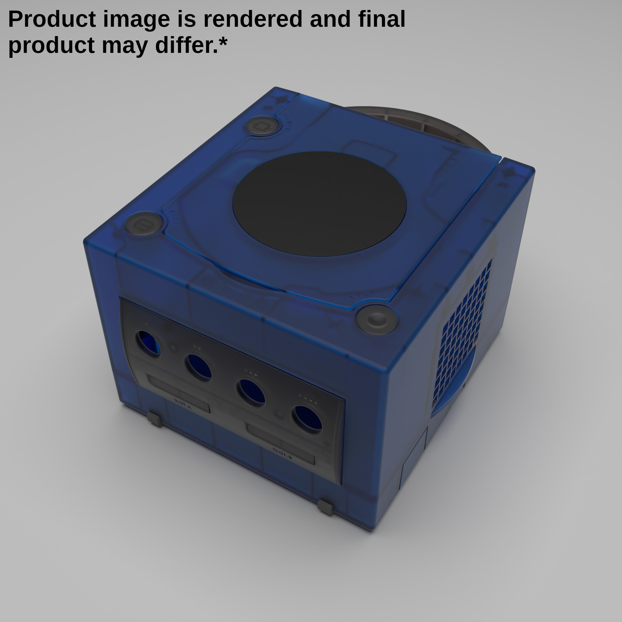 Gamecube Replacement Shell – Translucent Blue – Muramasa Entertainment