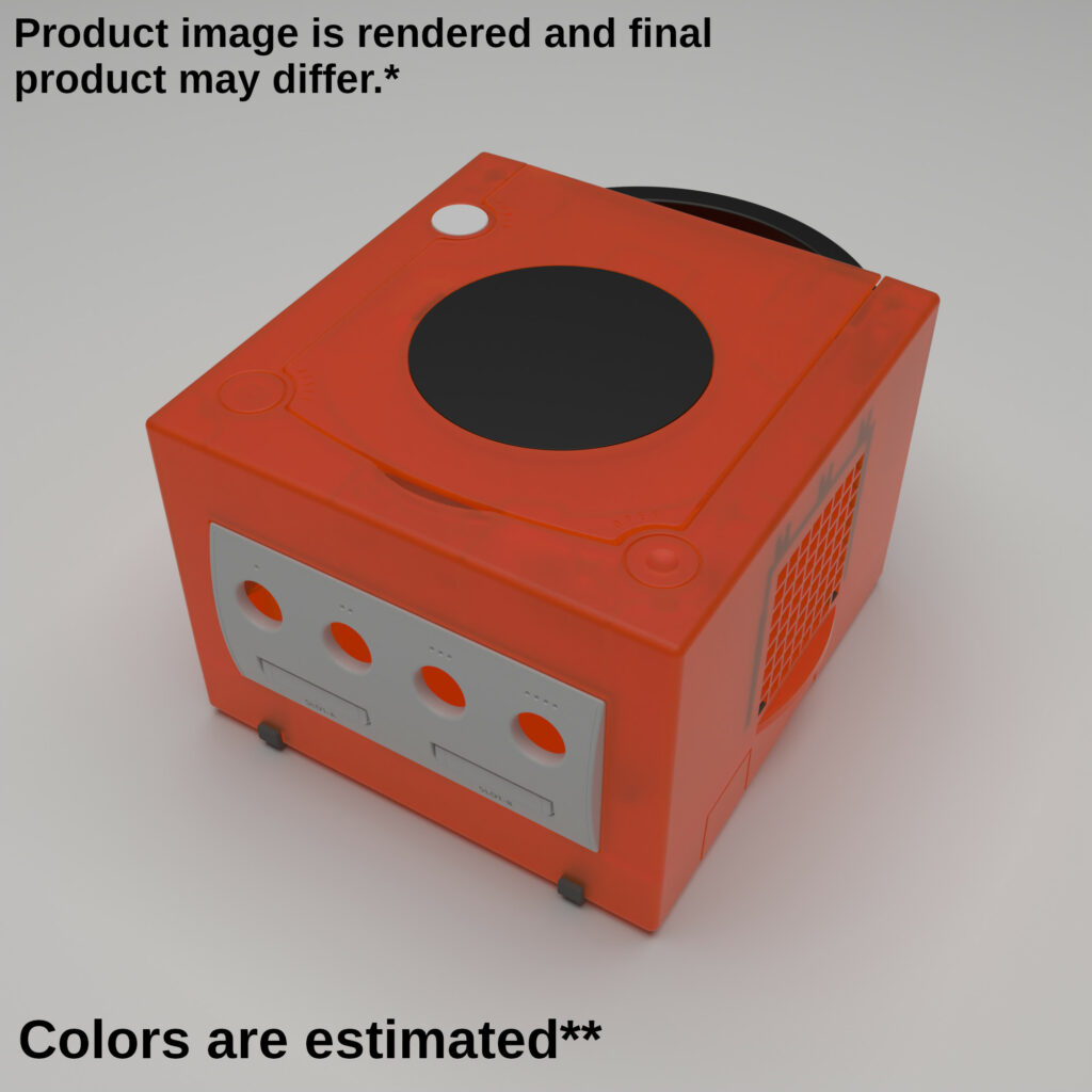 Gamecube Replacement Shell – Translucent Orange – Muramasa Entertainment