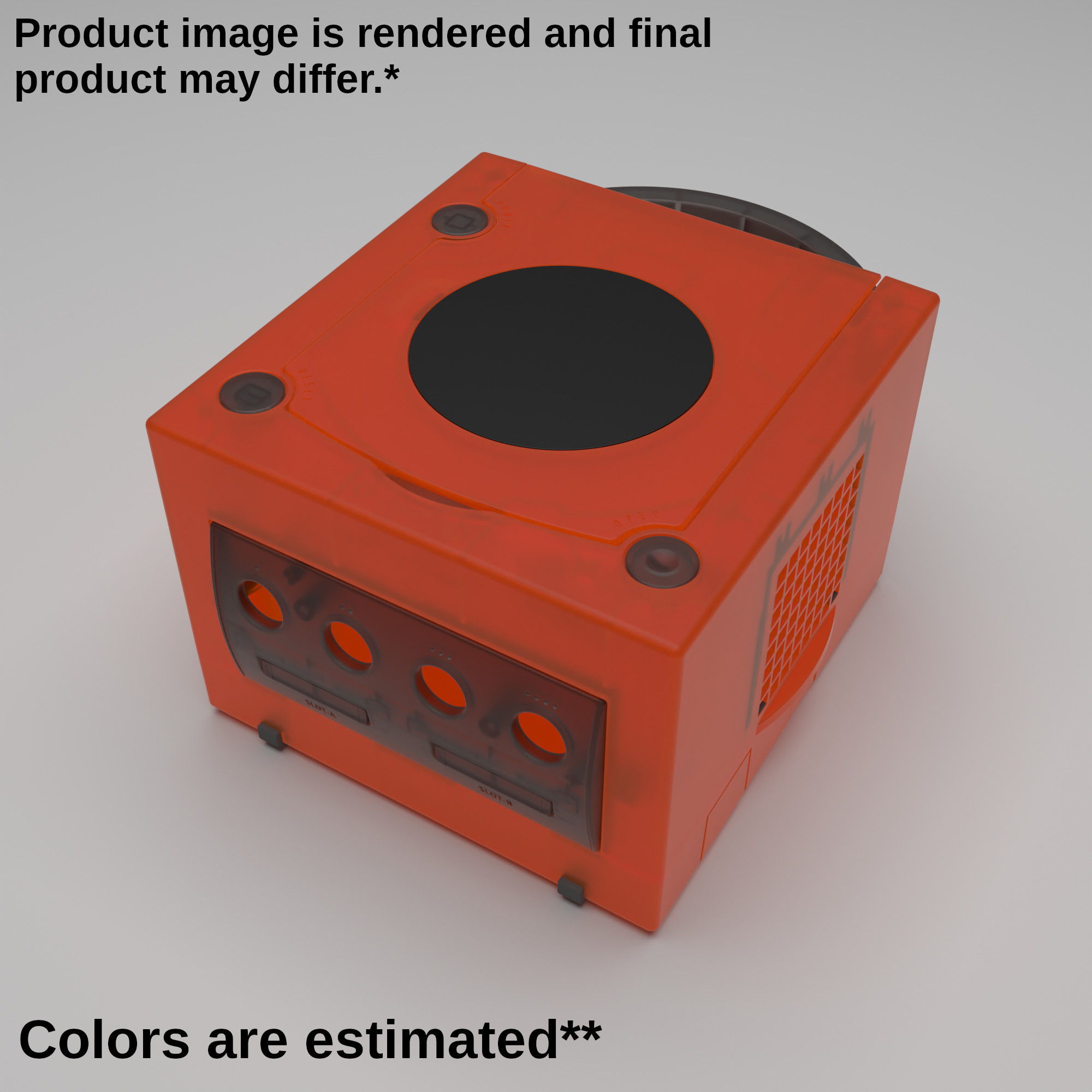Gamecube Replacement Shell – Translucent Orange – Muramasa Entertainment