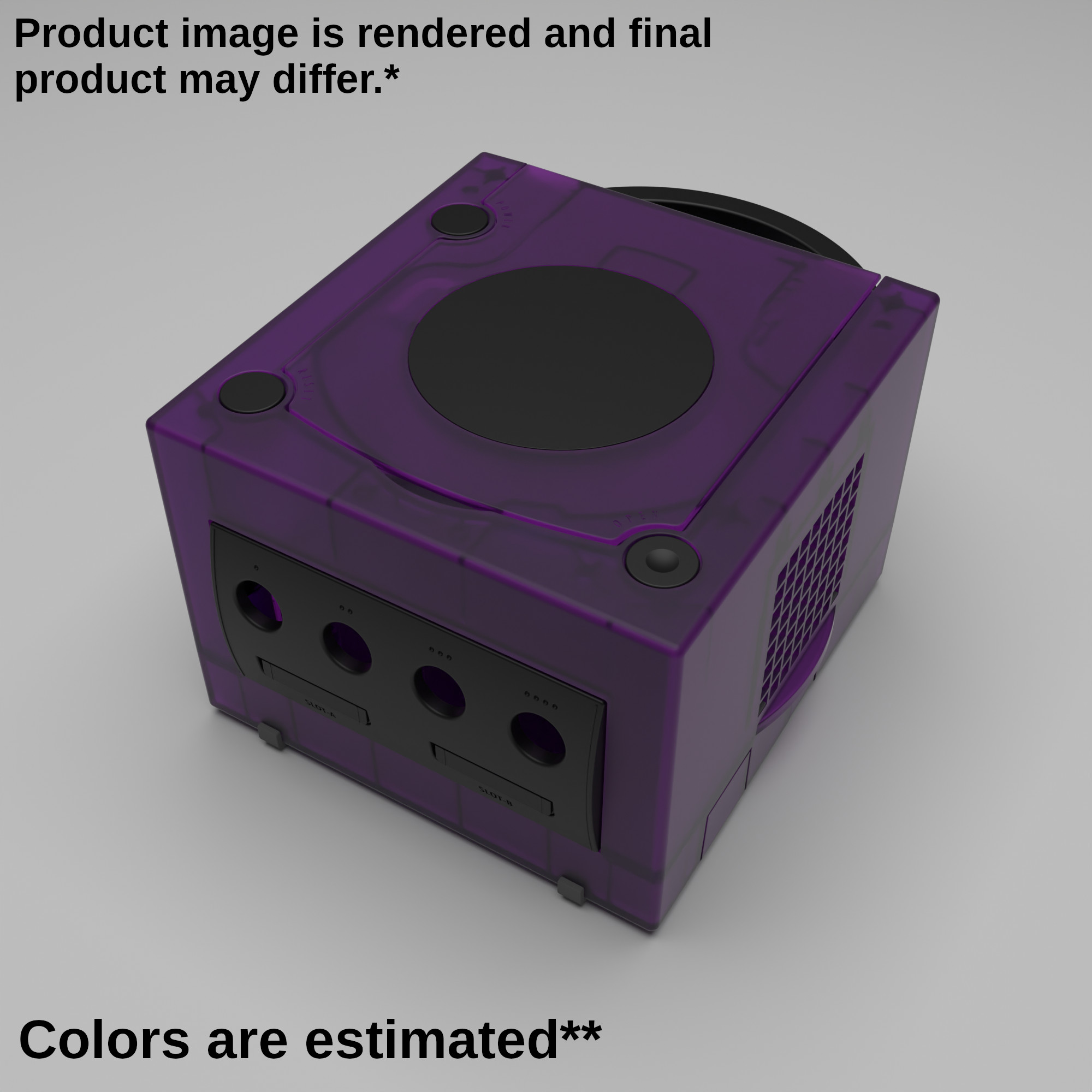 Gamecube Replacement Shell – Translucent Purple – Muramasa Entertainment