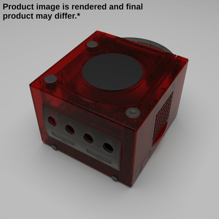 Gamecube Replacement Shell – Translucent Red – Muramasa Entertainment