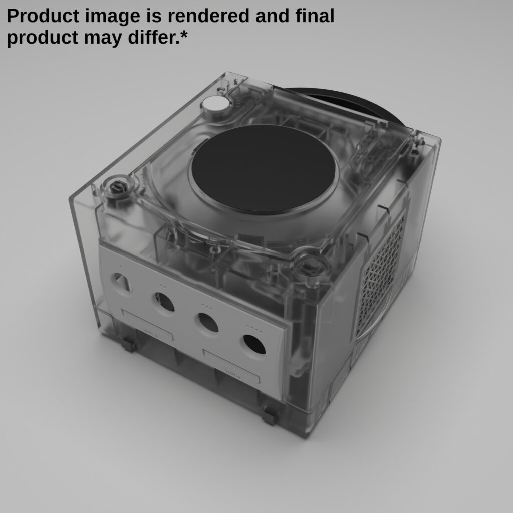 Gamecube Replacement Shell – Translucent White – Muramasa Entertainment