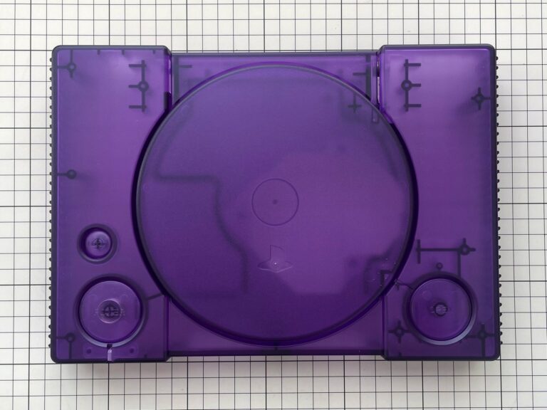 Playstation Replacement Shell – Translucent Purple – Muramasa Entertainment