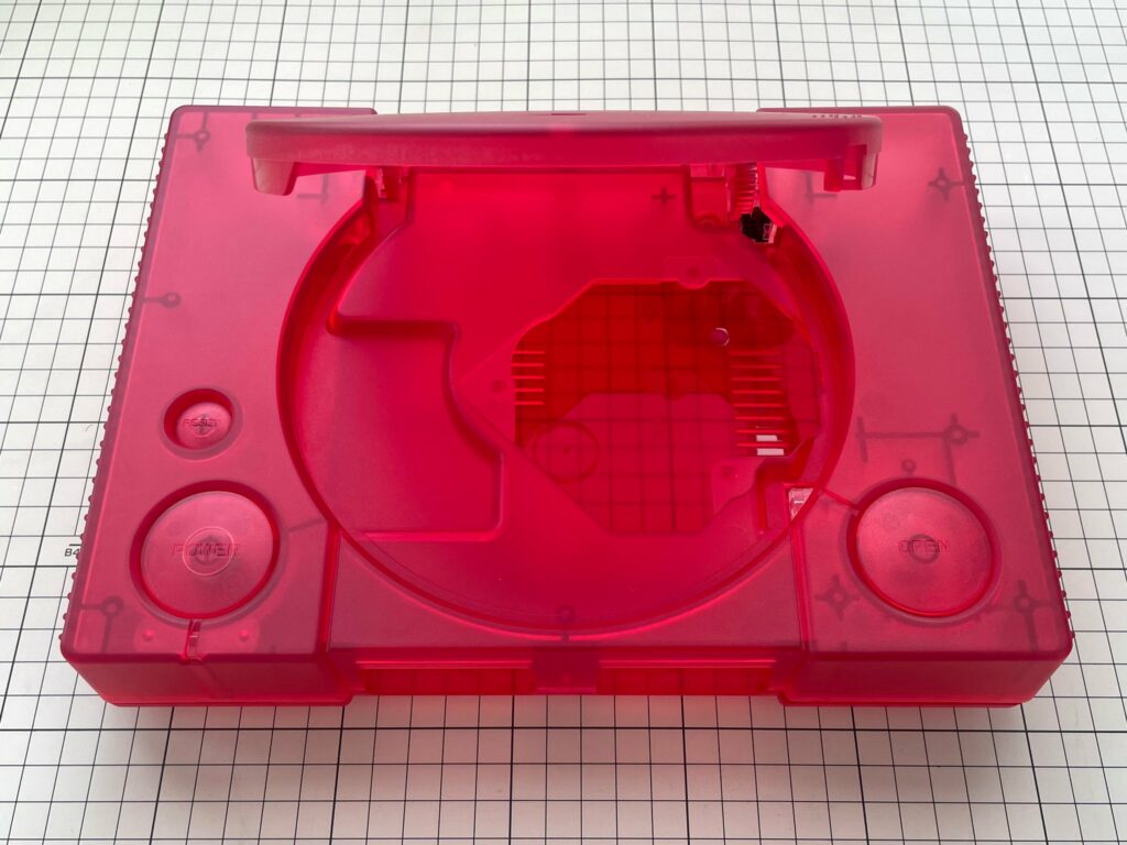 Playstation Replacement Shell – Translucent Red – Muramasa Entertainment