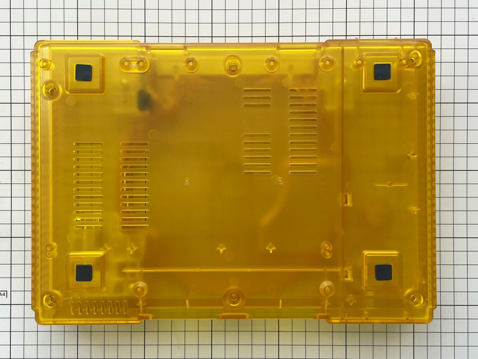 Playstation Replacement Shell – Translucent Yellow – Muramasa Entertainment