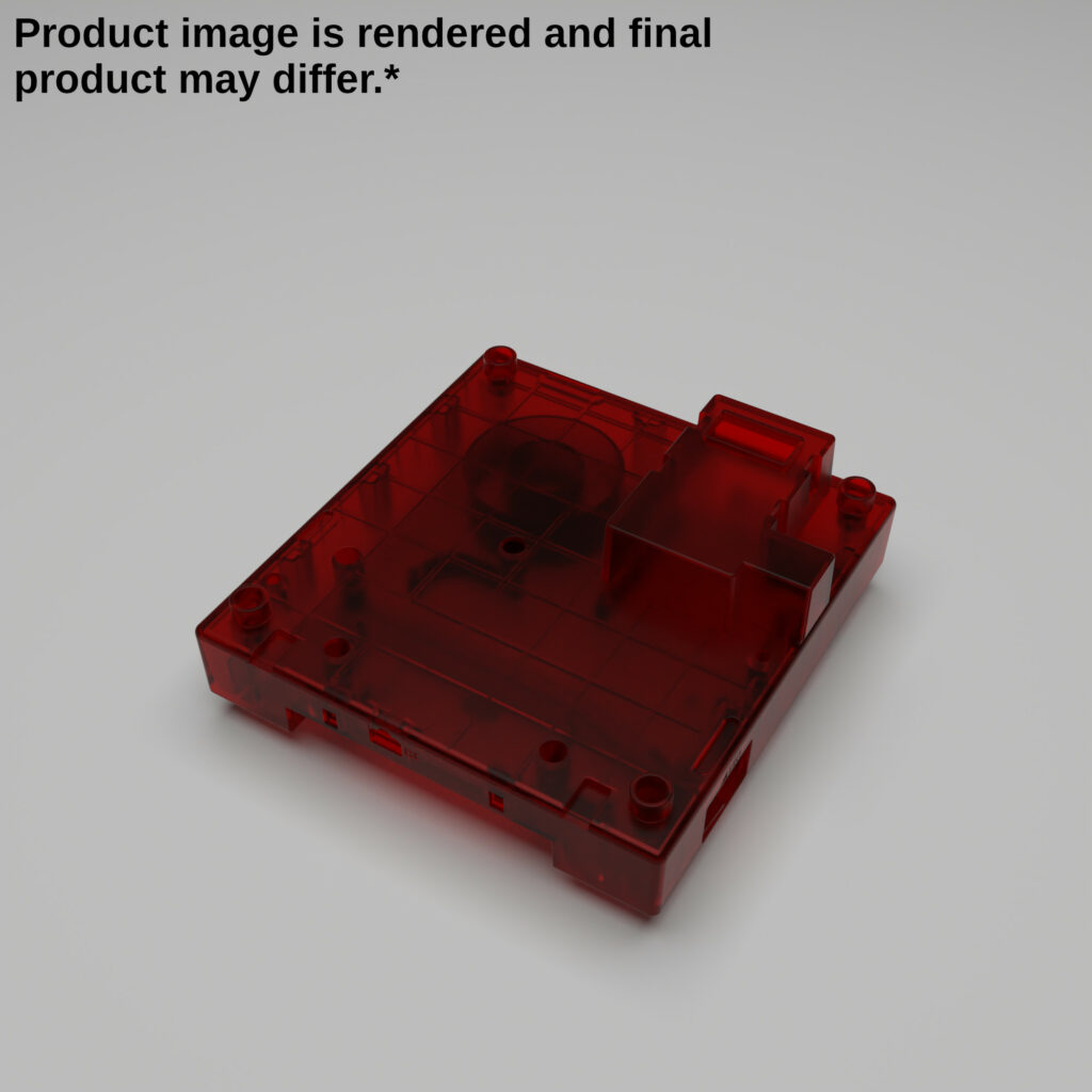 Gameboy Player Replacement Shell – Translucent Red – Muramasa Entertainment