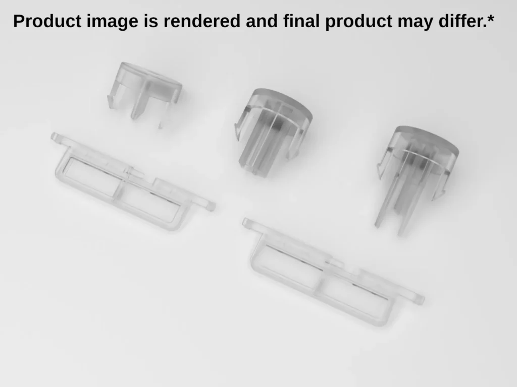 Gamecube Console Replacement Buttons – Translucent White – Muramasa ...